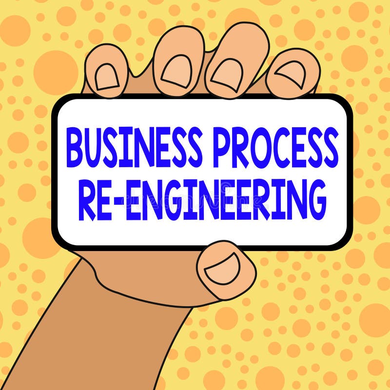 Writing Note Showing Business Process Re Engineering. Business Photo ...