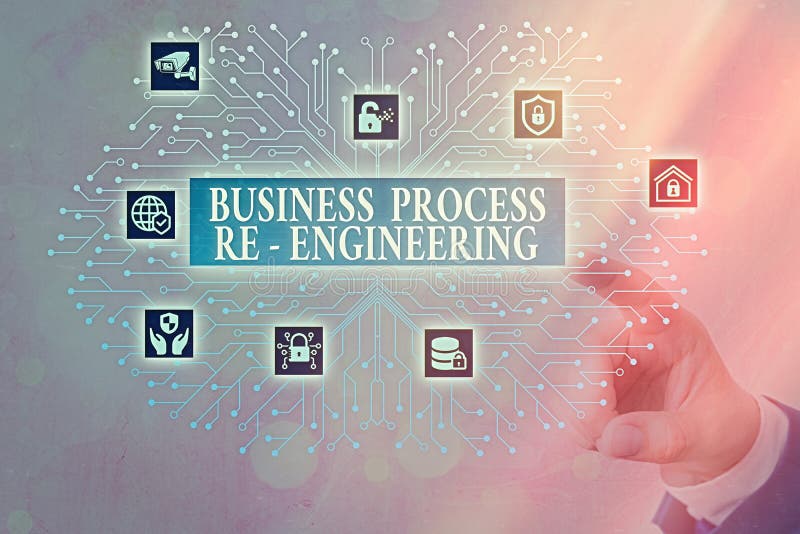 Writing Note Showing Business Process Re Engineering. Business Photo ...