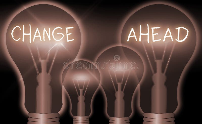 Writing Note Showing Change Ahead. Business Photo Showcasing To Replace ...