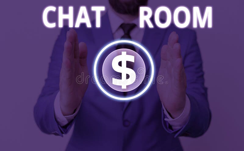 Writing Note Showing Chat Room. Business Photo Showcasing Area on the ...