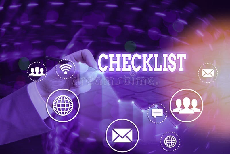 Writing Note Showing Checklist. Business Photo Showcasing List Items ...