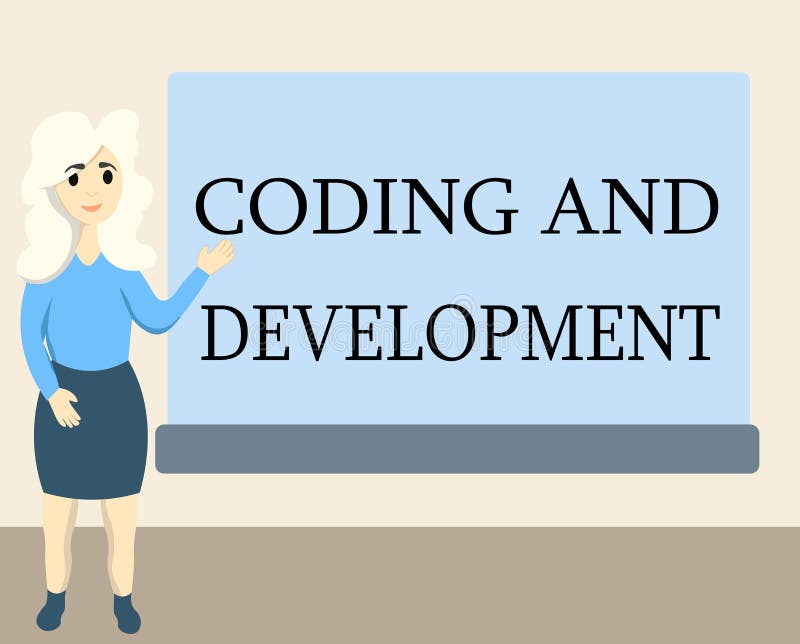 Writing Note Showing Coding and Development. Business Photo Showcasing ...