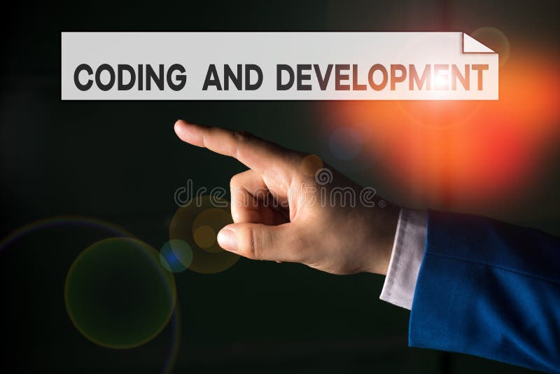 Writing Note Showing Coding and Development. Business Photo Showcasing Programming Building ...