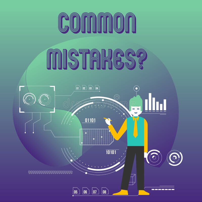 Writing Note Showing Common Mistakes Question. Business Photo ...