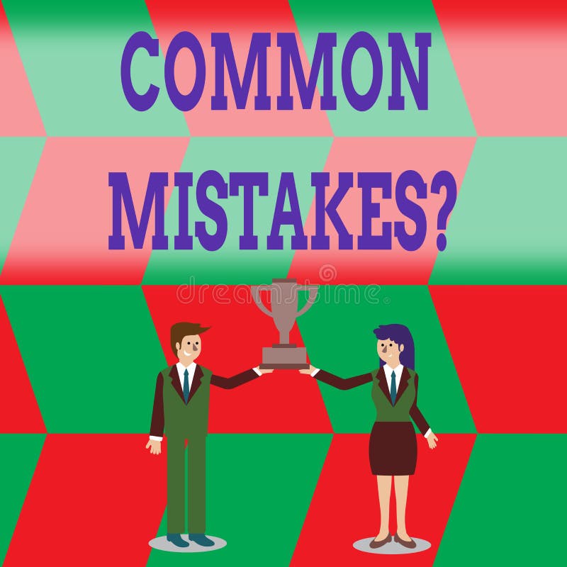 Writing Note Showing Common Mistakes Question. Business Photo ...