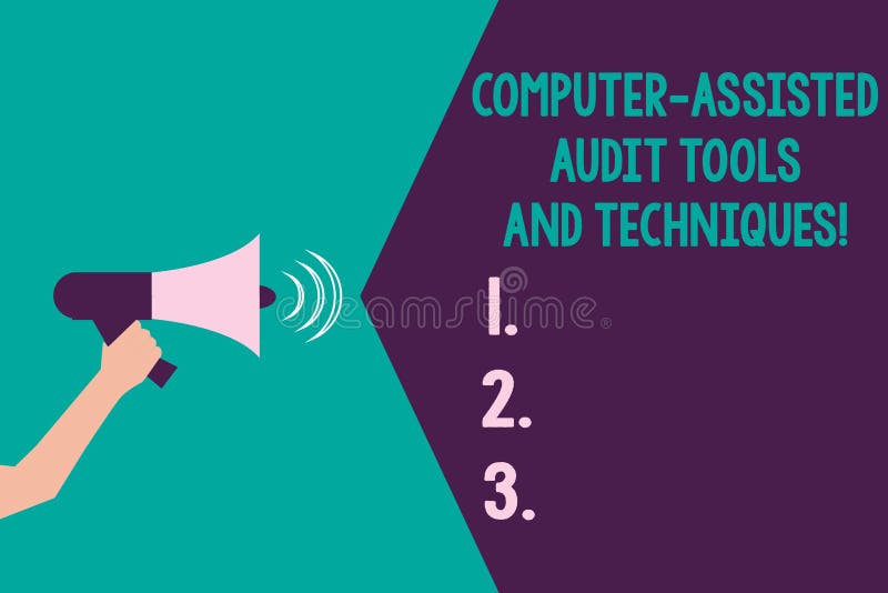 Writing Note Showing Computer Assisted Audit Tools and Techniques ...