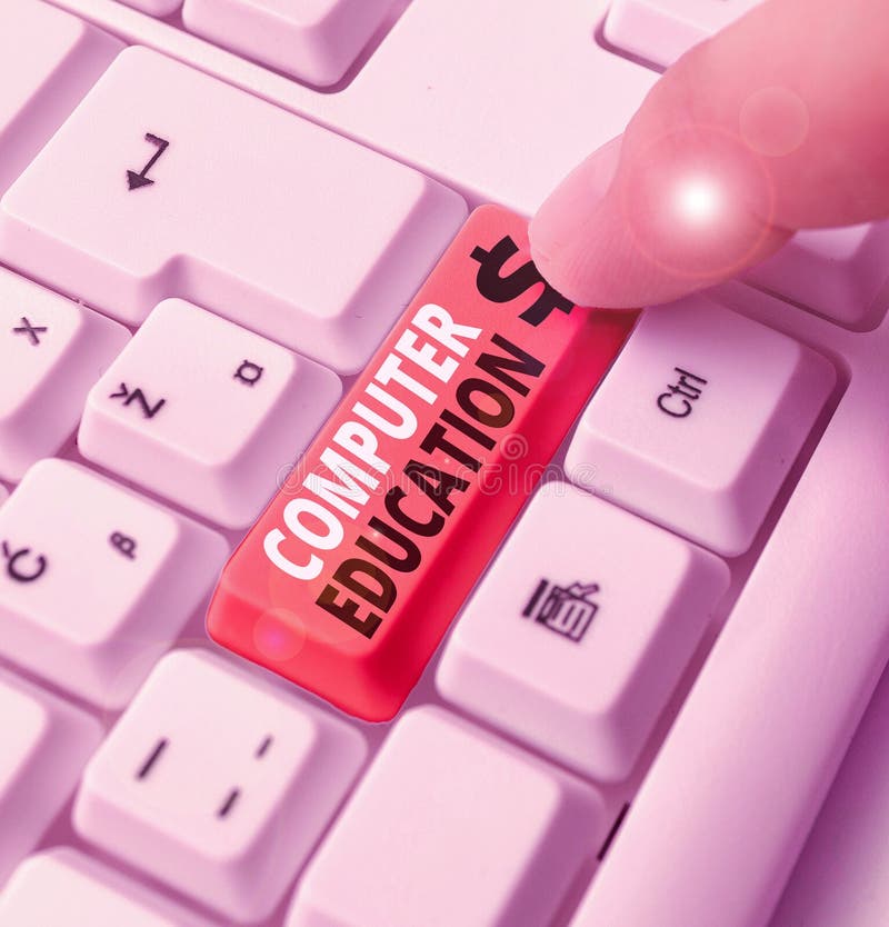 Writing Note Showing Computer Education. Business Photo Showcasing ...