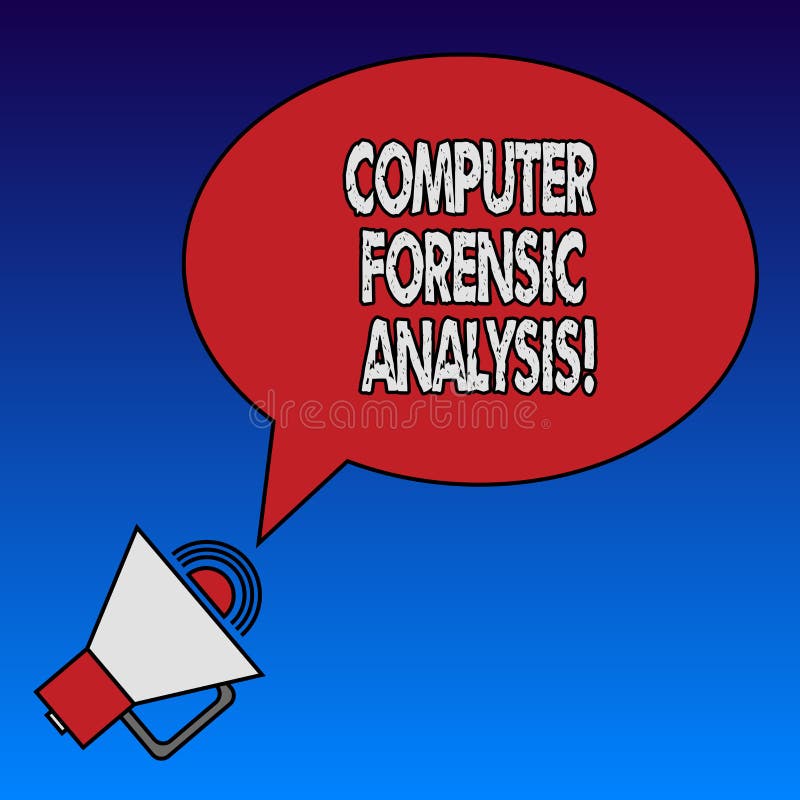 Computer forensic template stock illustration. Illustration of danger ...