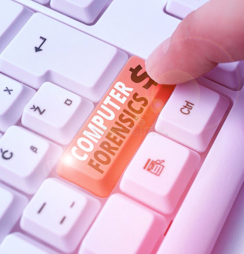 Writing Note Showing Computer Forensics. Business Photo Showcasing the ...