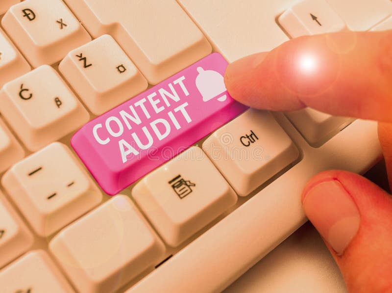 Writing Note Showing Content Audit. Business Photo Showcasing Process ...
