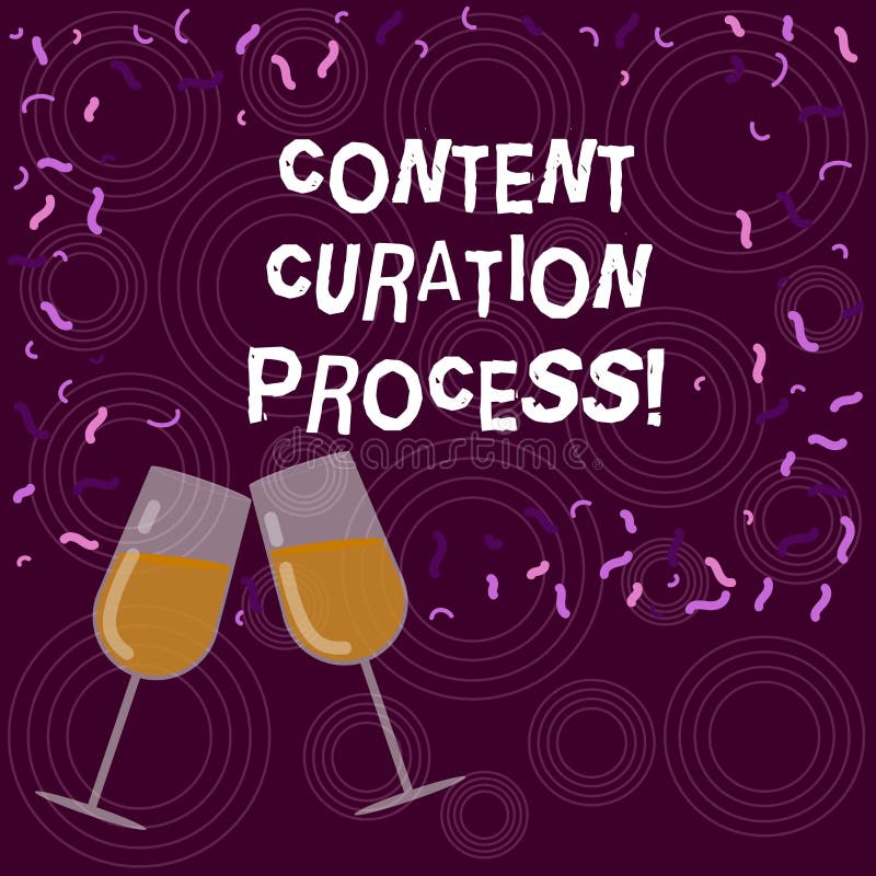Writing Note Showing Content Curation Process. Business Photo ...