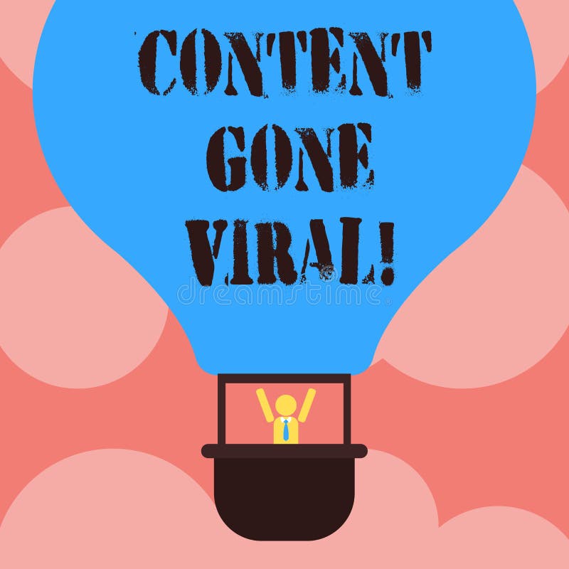 Writing Note Showing Content Gone Viral. Business Photo Showcasing ... Writing Note Showing Content Gone Viral. Business Photo Showcasing ...