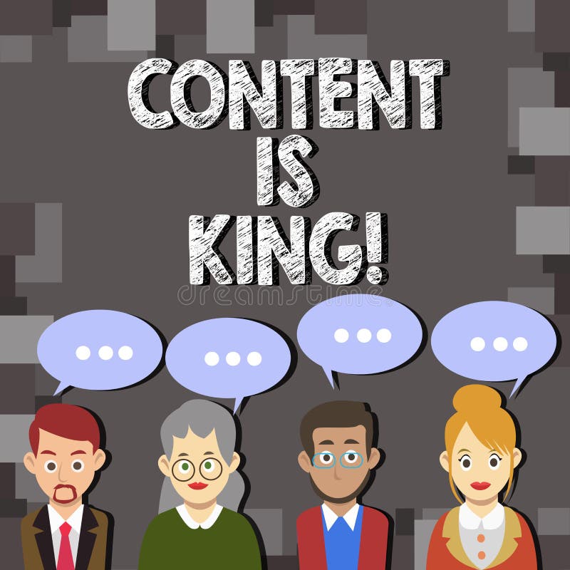 Writing Note Showing Content is King. Business Photo Showcasing ... Writing Note Showing Content is King. Business Photo Showcasing ...