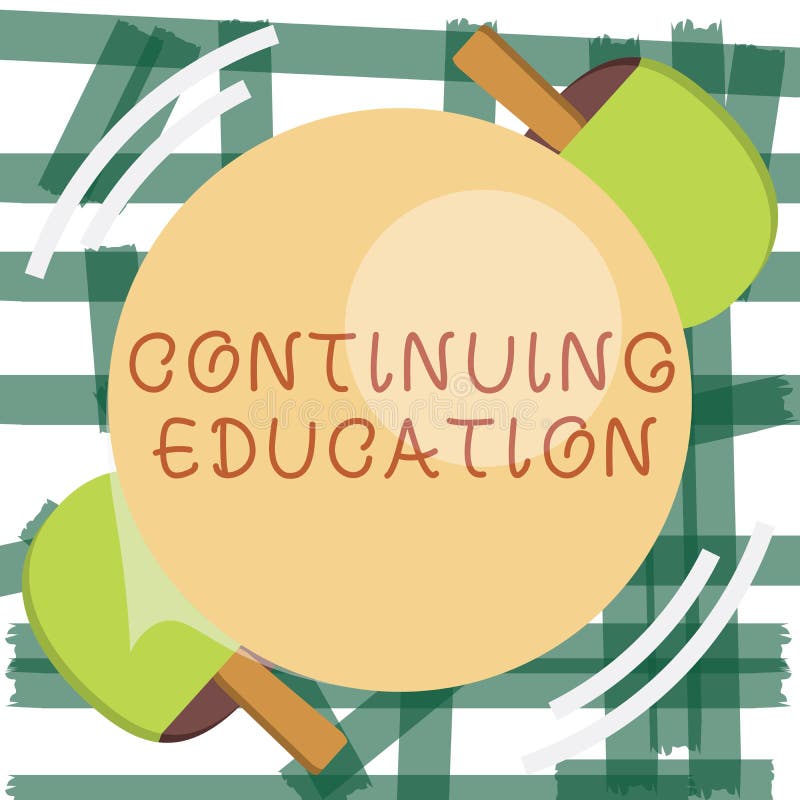 Writing Note Showing Continuing Education. Business Photo Showcasing ...