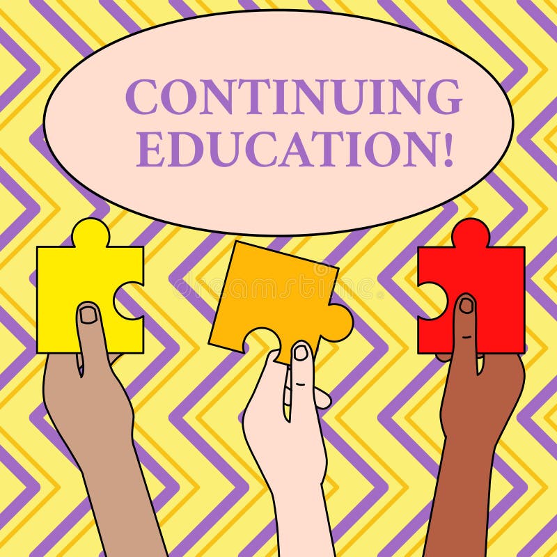 Writing Note Showing Continuing Education. Business Photo Showcasing ...