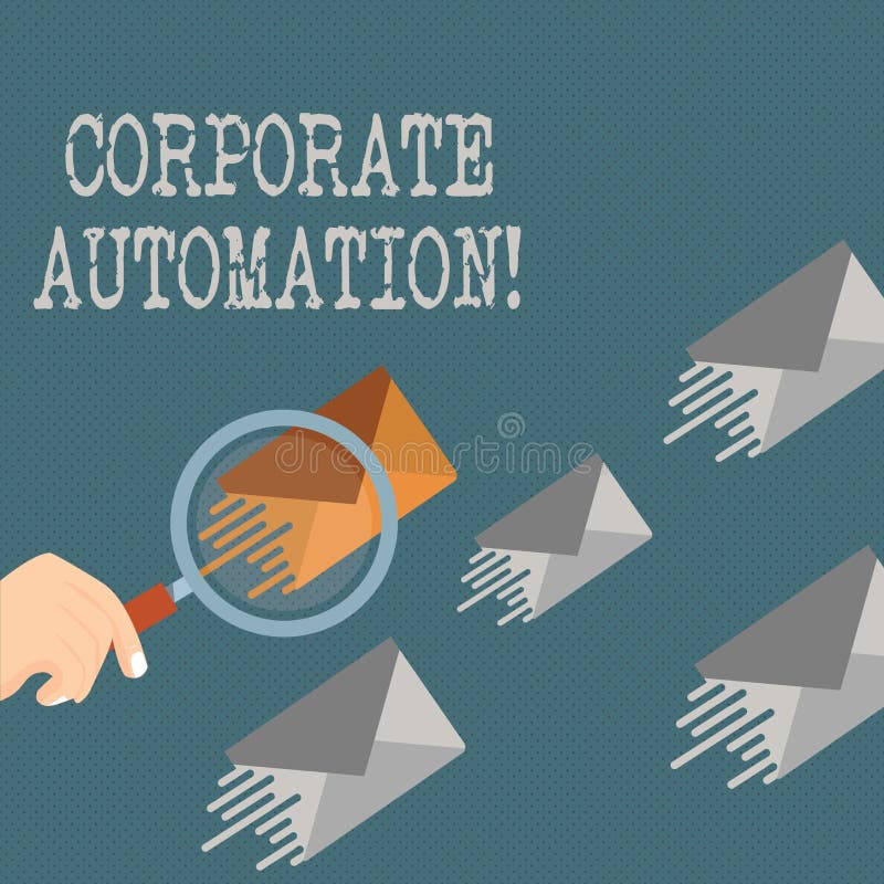 Writing Note Showing Corporate Automation Business Photo Showcasing Automating Key Processes