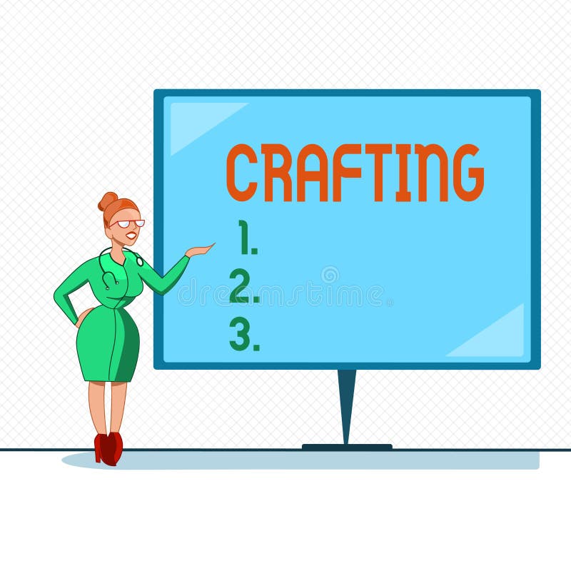 Writing Note Showing Crafting. Business Photo Showcasing Activity or ...