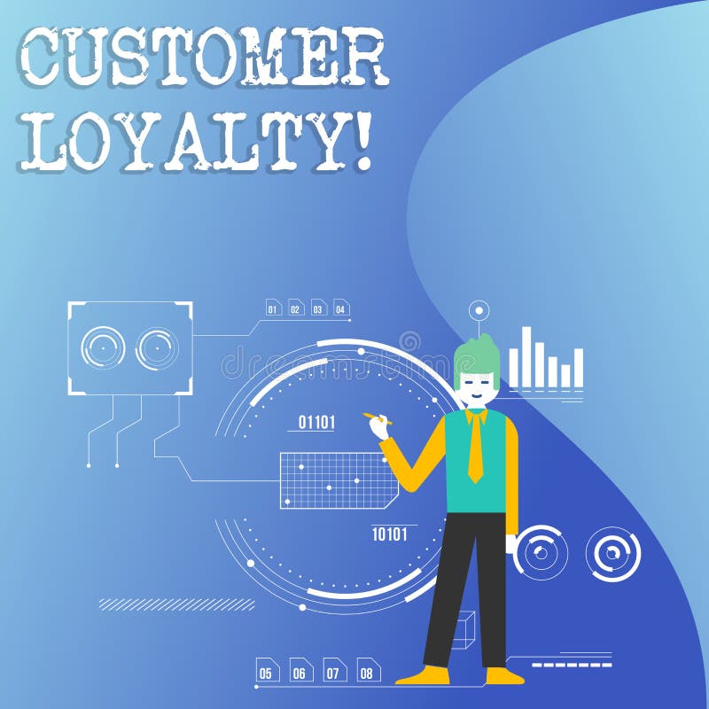 Writing Note Showing Customer Loyalty. Business Photo Showcasing Client ...