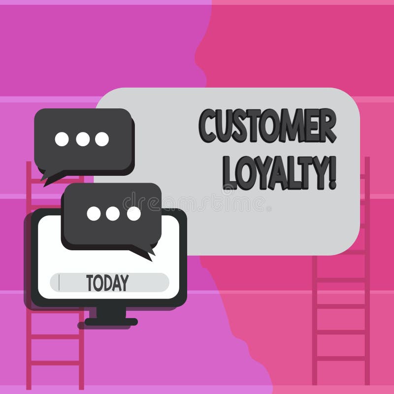 Writing Note Showing Customer Loyalty. Business Photo Showcasing Client ...