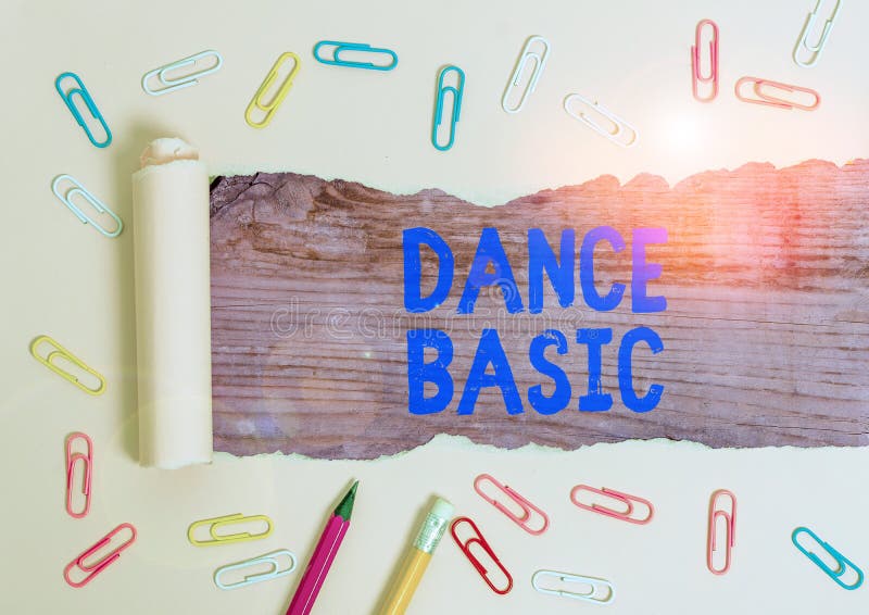 Writing Note Showing Dance Basic. Business Photo Showcasing Activity ...
