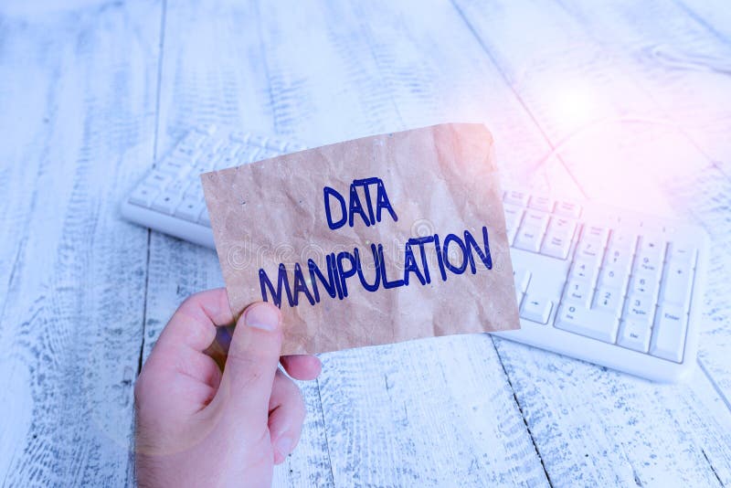 Writing Note Showing Data Manipulation. Business Photo Showcasing the ...