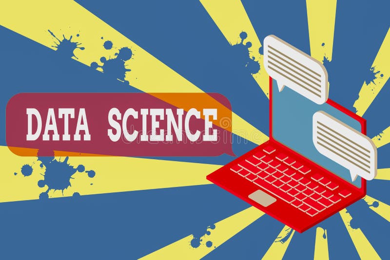 Writing Note Showing Data Science. Business Photo Showcasing ...