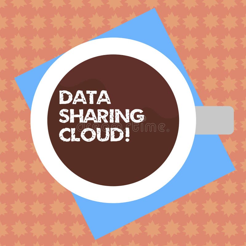 Writing Note Showing Data Sharing Cloud. Business Photo Showcasing ...