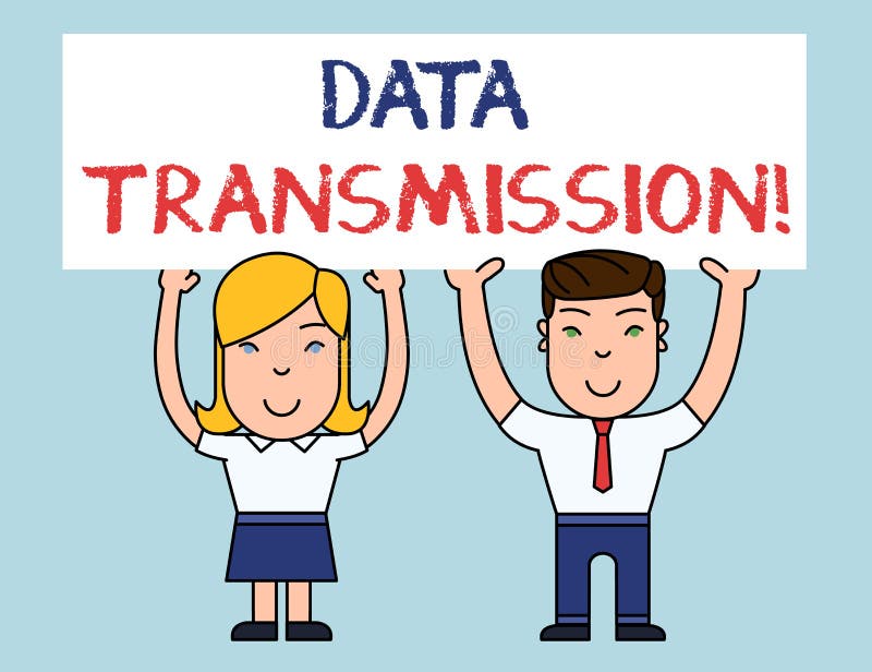 Writing Note Showing Data Transmission. Business Photo Showcasing ...