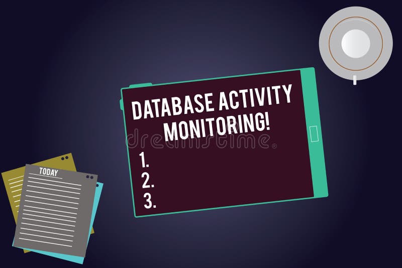 Writing Note Showing Database Activity Monitoring. Business Photo ...