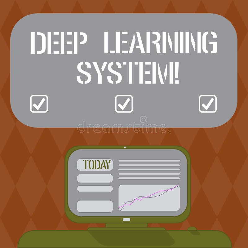 Writing Note Showing Deep Learning System Business Photo Showcasing Collection Of Algorithms