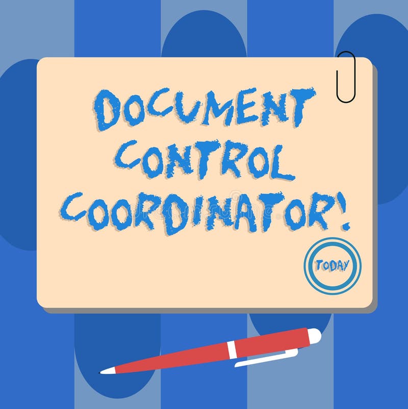 Document Control Line Icons Collection Compliance Records Approval