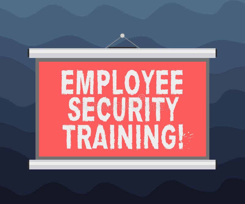 Writing Note Showing Employee Security Training. Business Photo ...