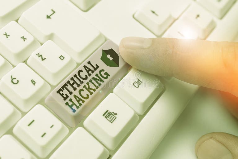 Writing Note Showing Ethical Hacking. Business Photo Showcasing Act of ...