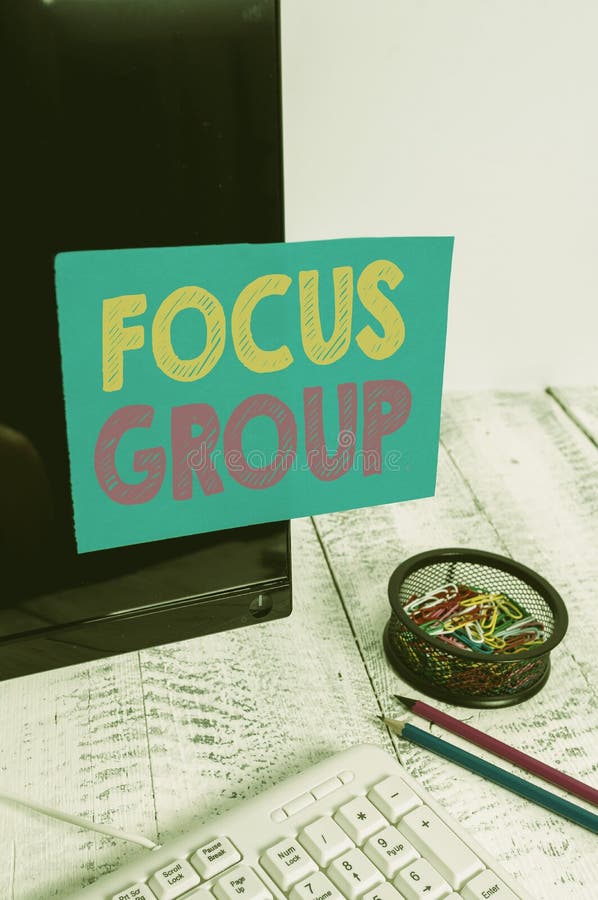 Writing Note Showing Focus Group Business Photo Showcasing Showing