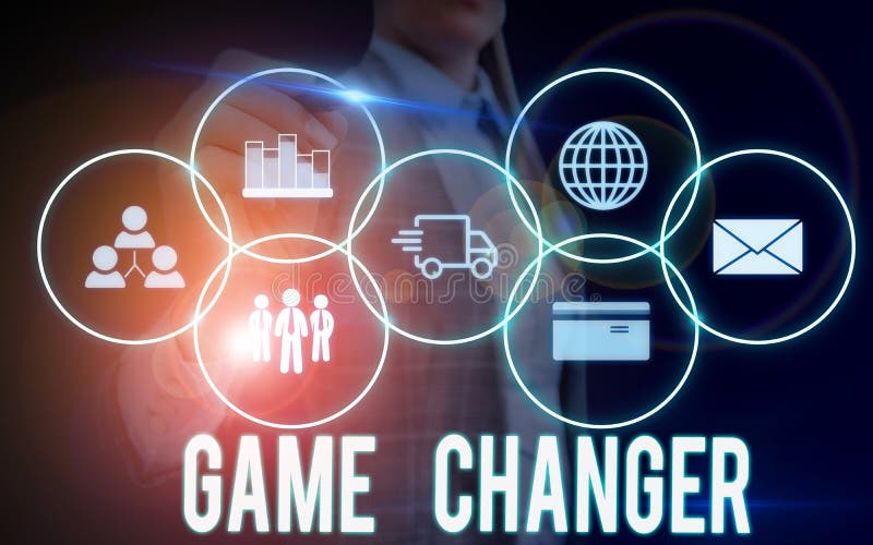 Writing Note Showing Game Changer. Business Photo Showcasing Way that ...
