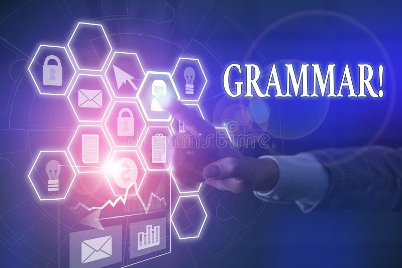 Writing Note Showing Grammar. Business Photo Showcasing Whole System ...