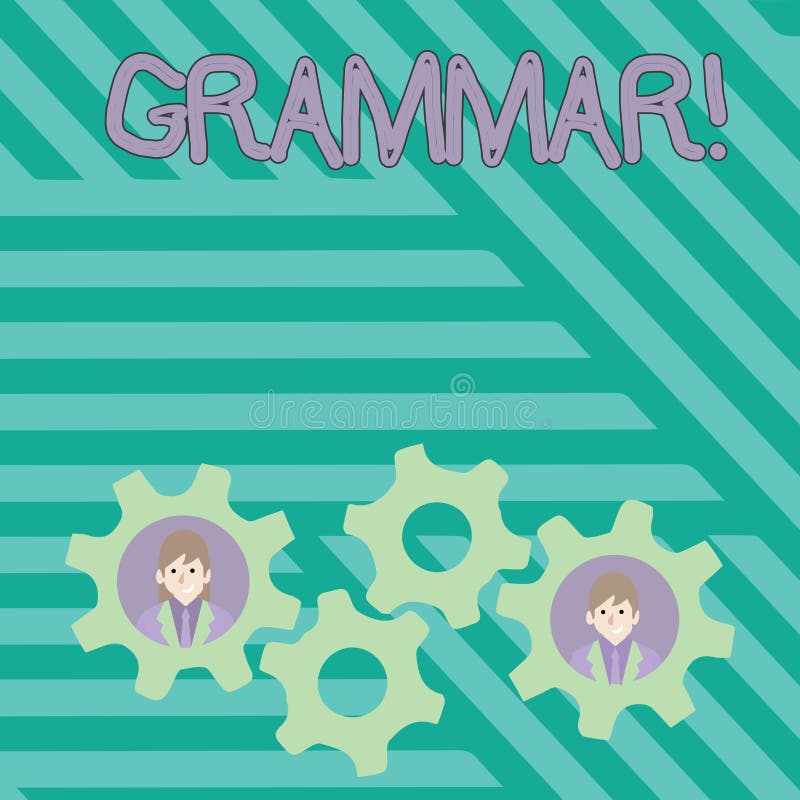 Writing Note Showing Grammar. Business Photo Showcasing Whole System ...