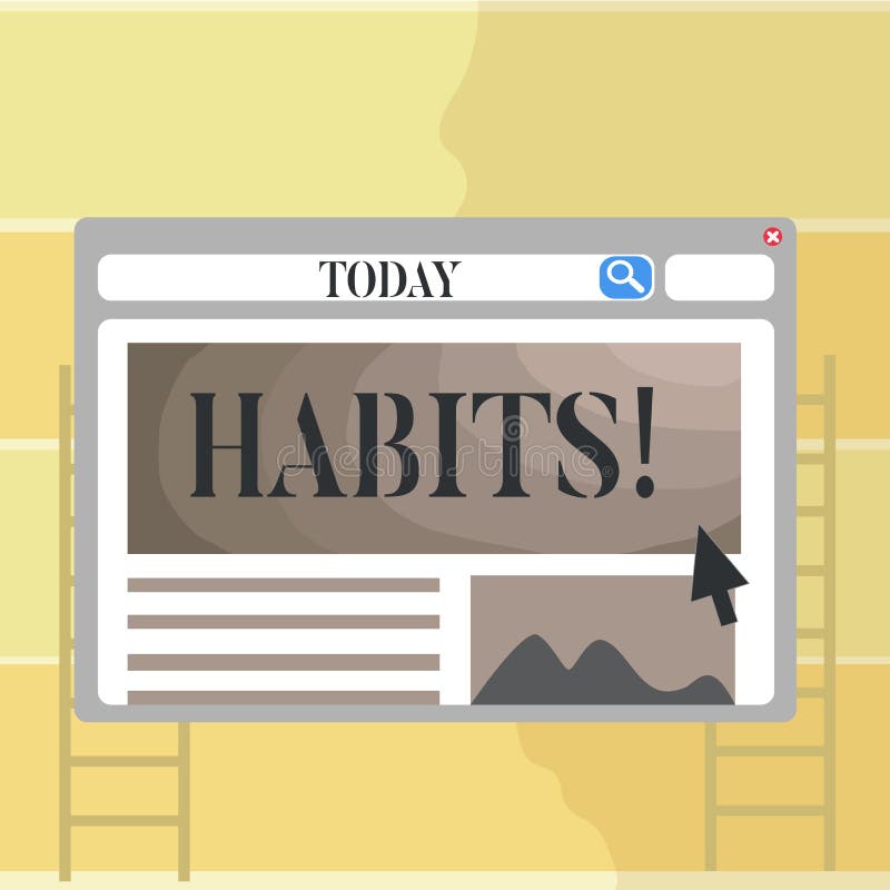 Habits Business Stock Illustrations – 1,600 Habits Business Stock ...