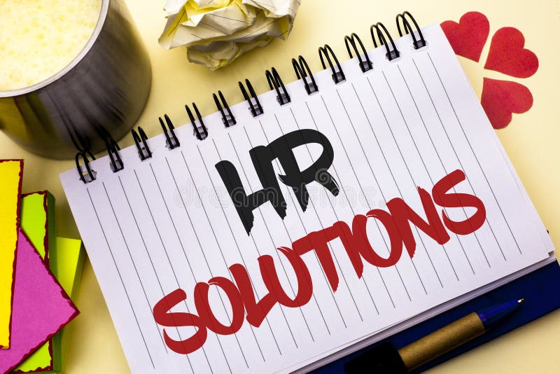 Writing Note Showing Hr Solutions. Business Photo Showcasing ... Writing Note Showing Hr Solutions. Business Photo Showcasing ...