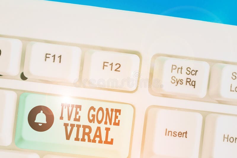 Writing Note Showing I Ve Gone Viral. Business Photo Showcasing Medical ... Writing Note Showing I Ve Gone Viral. Business Photo Showcasing Medical ...