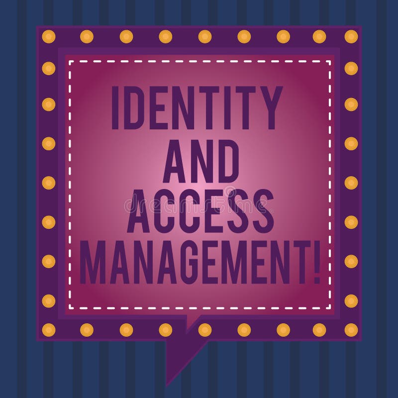 Writing Note Showing Identity and Access Management. Business Photo ...