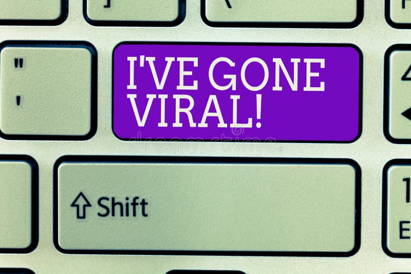 Writing Note Showing Ive Have Gone Viral. Business Photo Showcasing ... Writing Note Showing Ive Have Gone Viral. Business Photo Showcasing ...