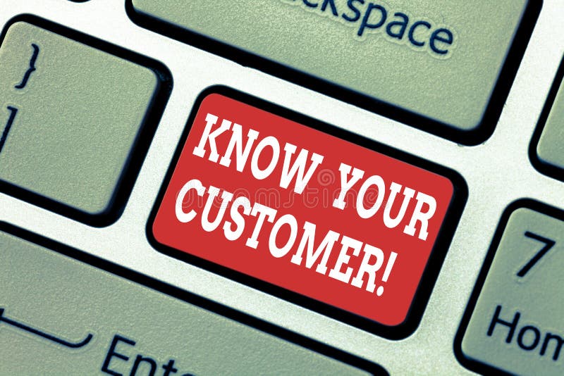 Writing Note Showing Know Your Customer. Business Photo Showcasing ...
