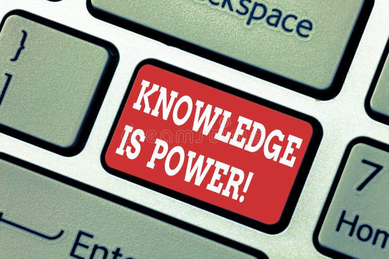 Writing Note Showing Knowledge is Power. Business Photo Showcasing ...