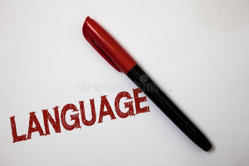 Writing Note Showing Language. Business Photo Showcasing Method of ...