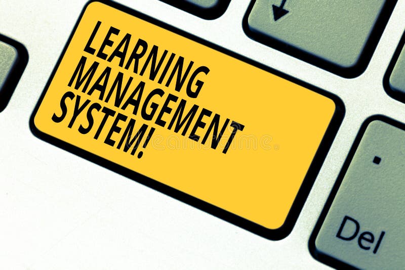 Writing Note Showing Learning Management System. Business Photo ...