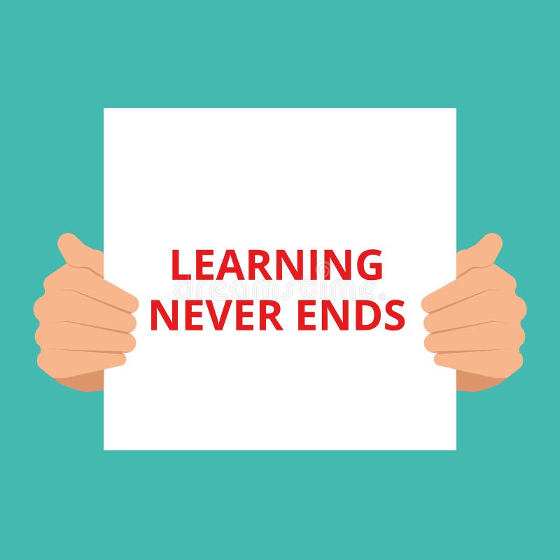LEARNING NEVER ENDS Word on White Background 3d Rendering Stock ... LEARNING NEVER ENDS Word on White Background 3d Rendering Stock ...