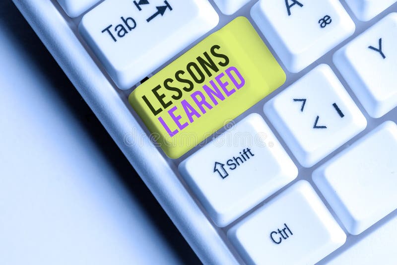 Writing Note Showing Lessons Learned. Business Photo Showcasing the ... Writing Note Showing Lessons Learned. Business Photo Showcasing the ...