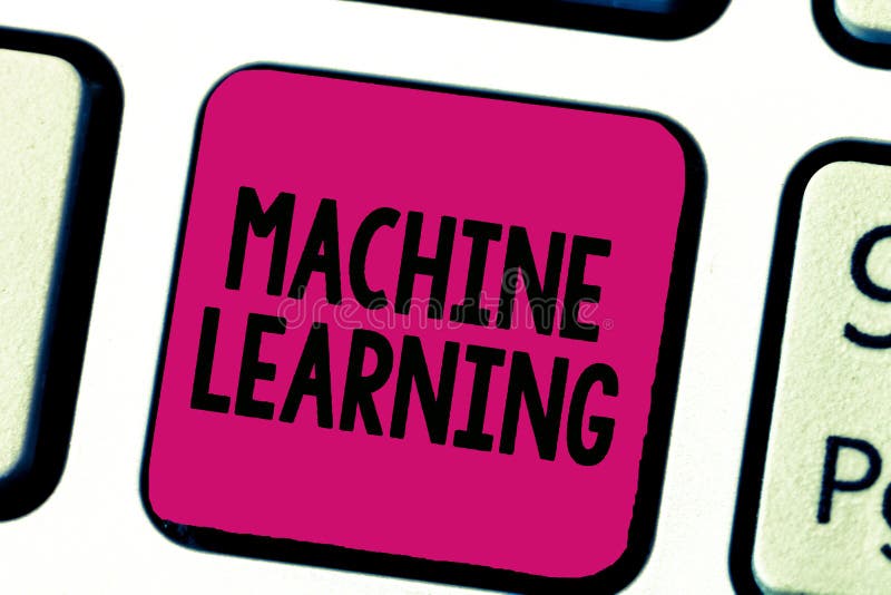 Writing Note Showing Machine Learning. Business Photo Showcasing Give ...