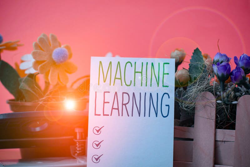 Writing Note Showing Machine Learning. Business Photo Showcasing ...